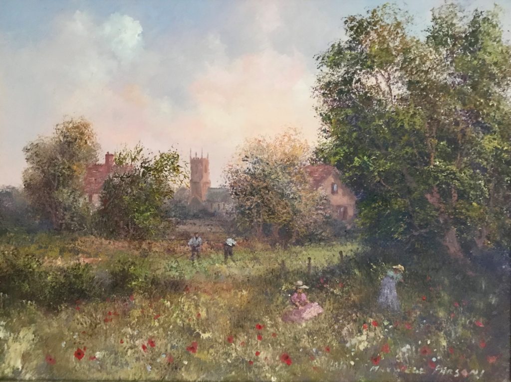 Colin Maxwell Parsons Gathering Hay. SOLD – Hayward Antiques